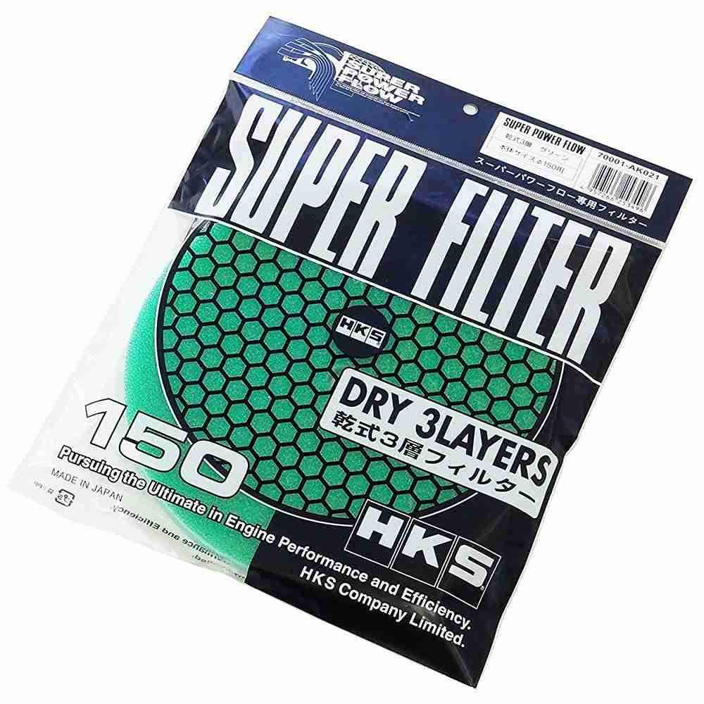 HKS Super Power Flow Replacement Filter Foam – 150mm – Green (84213100 ...