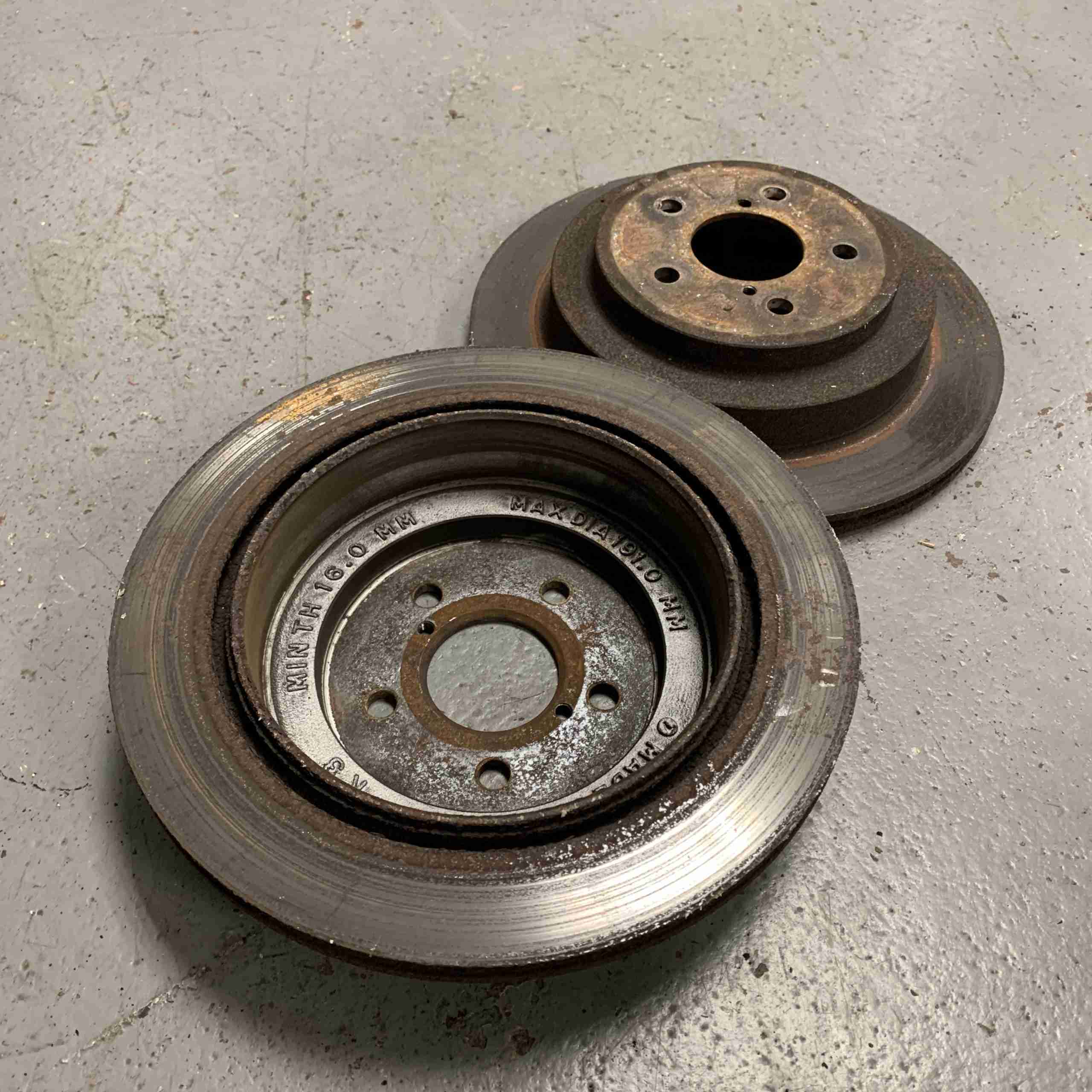 Subaru Impreza GC8 Type R/ RA – Rear Brake Discs (For 2-Pot Calipers ...