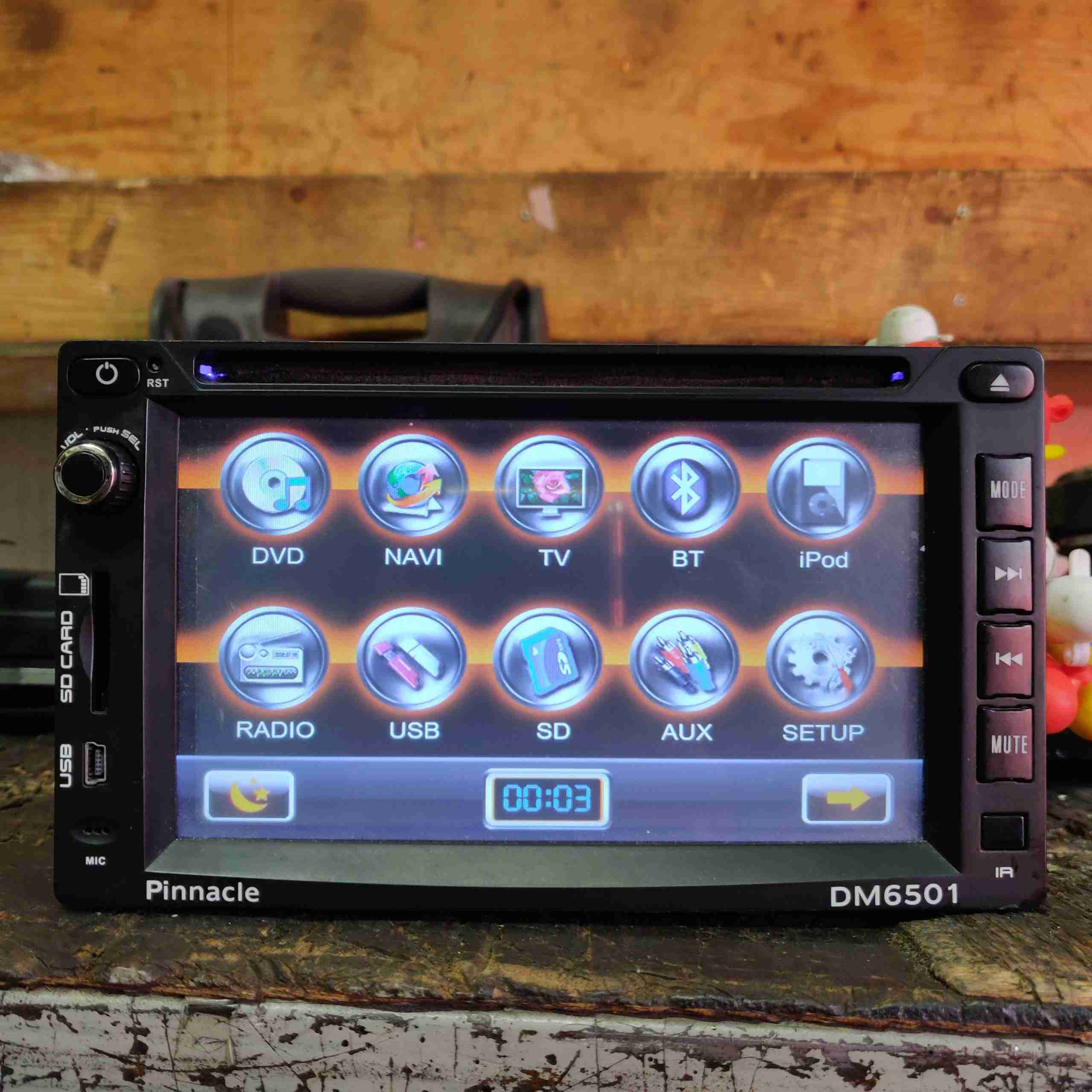 Pinnacle DM6501 Double Din Radio / Stereo Head Unit - Jap Performance Parts