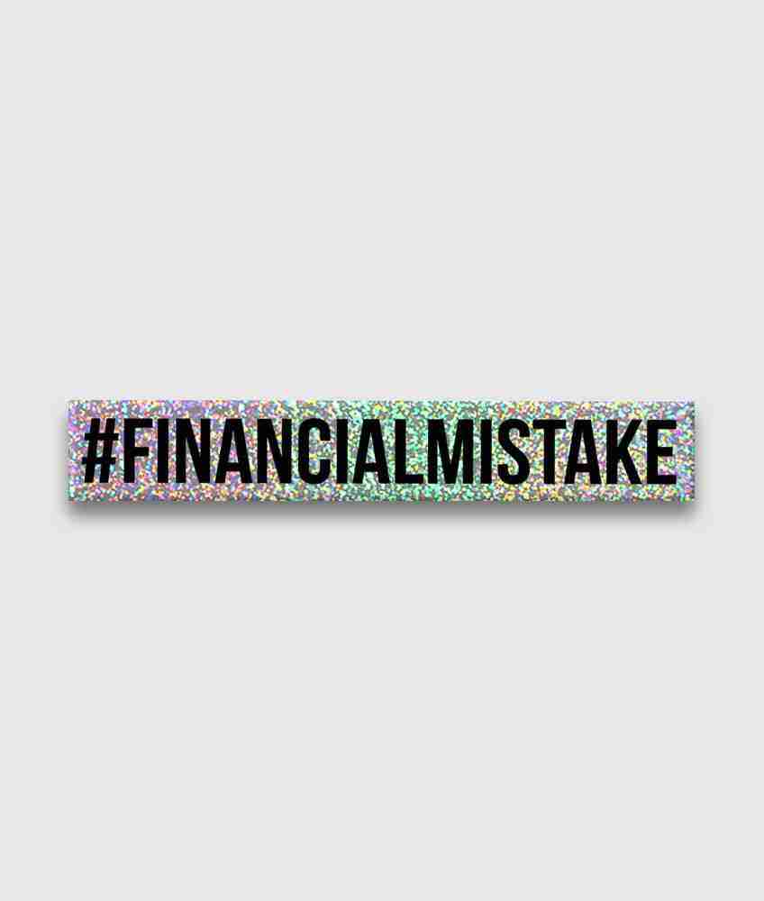 HardTuned – Financial Mistake Glitter Sticker – Jap Performance Parts
