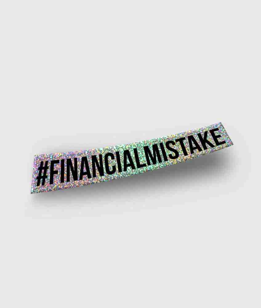 HardTuned - Financial Mistake Glitter Sticker - Jap Performance Parts