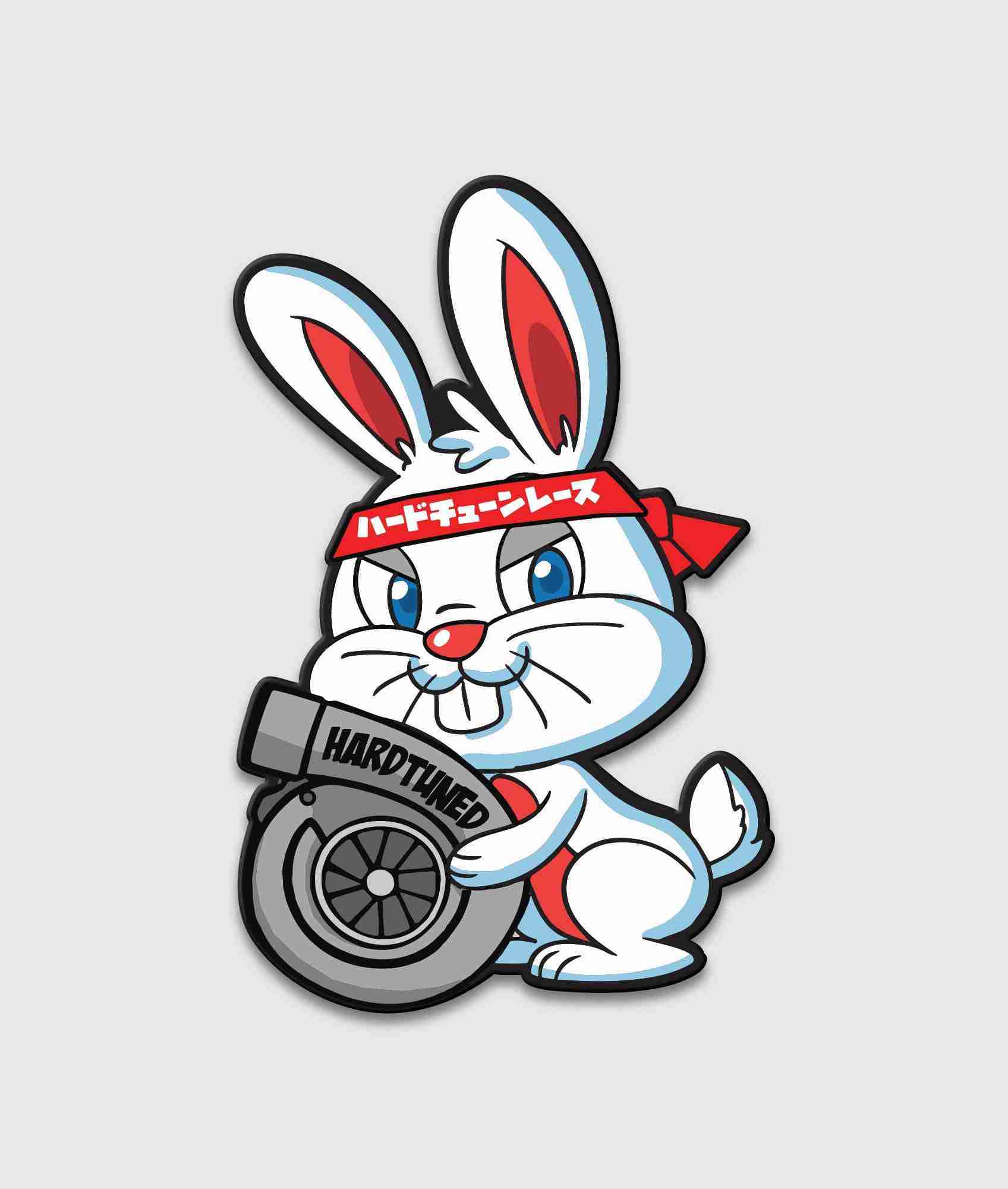 HardTuned - Easter Bunny Turbo Sticker - Jap Performance Parts